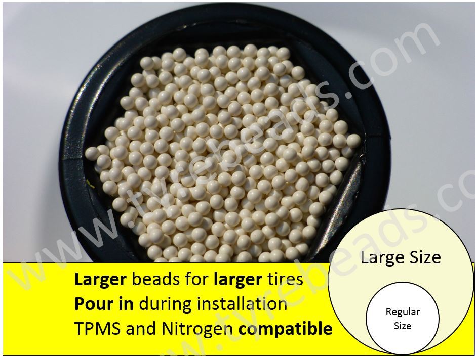 Tire balancing beads (large) - RV/Motorhome/Offroad/OTR trucks - 6 bags ...
