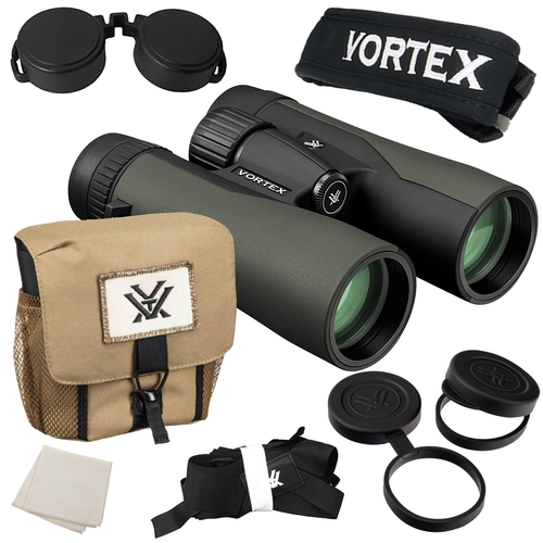 Vortex Optics Crossfire HD 10x42 Green Binocular CF-4312 with Free Hat ...