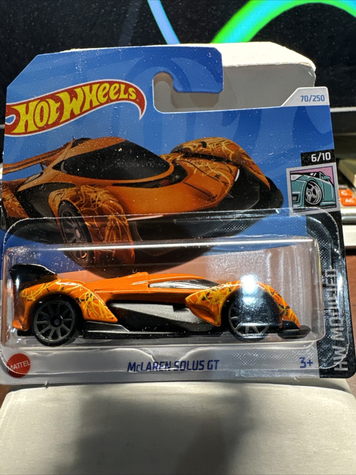 HOT WHEELS SHORT CARD McLAREN SOLUS GT | eBay