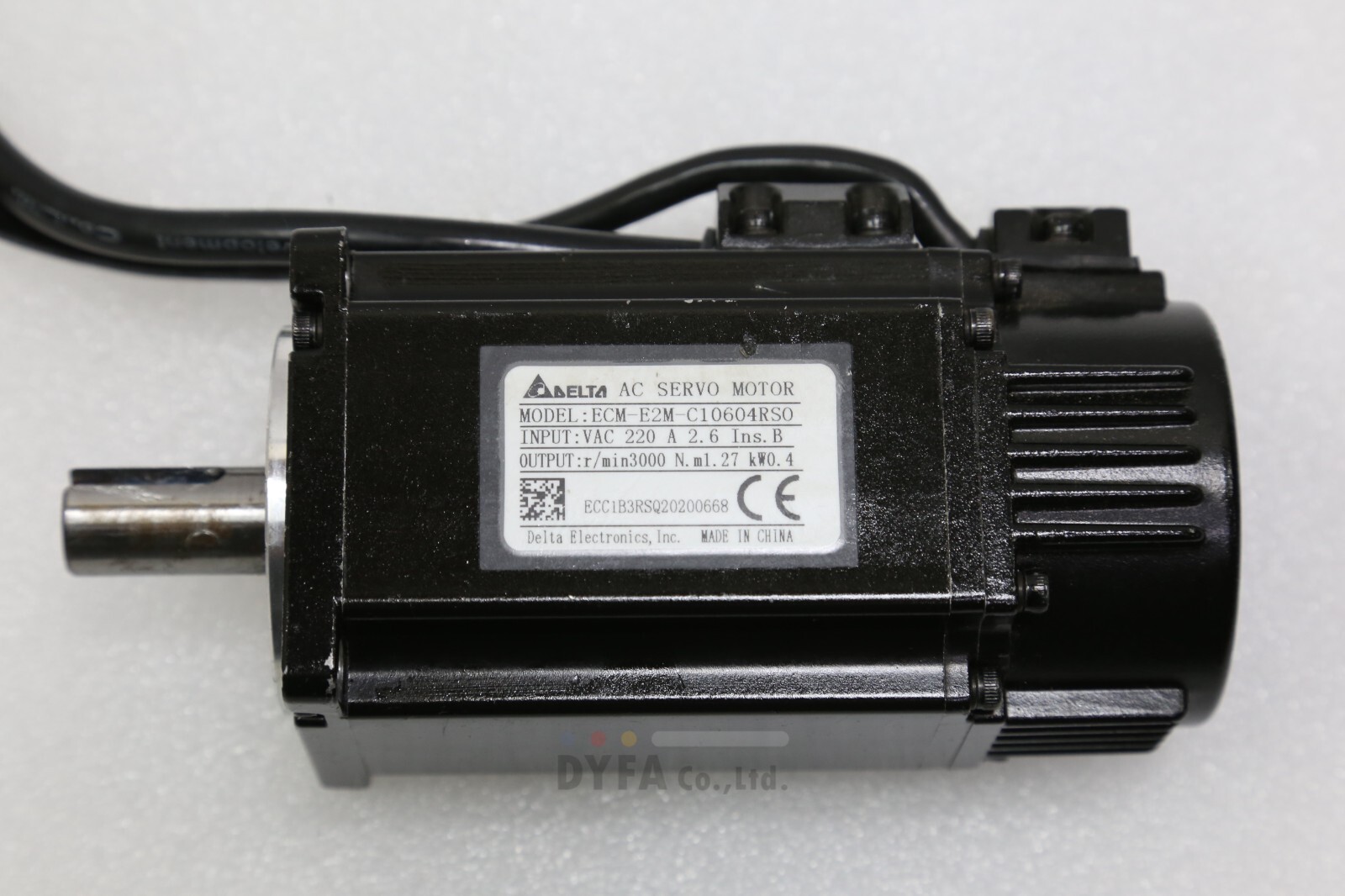 DELTA Used ECM-E2M-C10604RSO 400W AC SERVO MOTOR Cut cable MOT-I-3264 ...