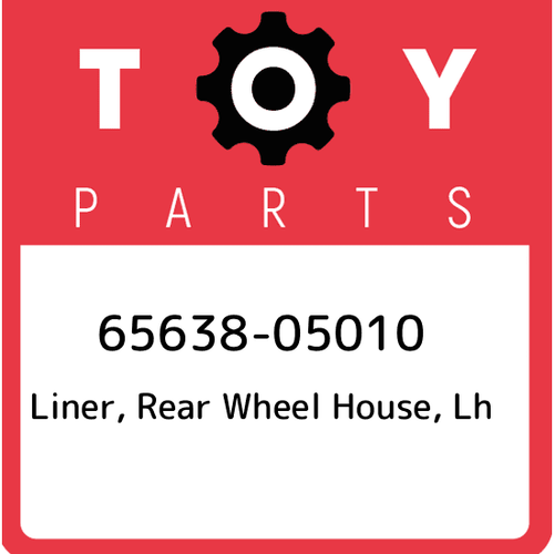 65638-05010 Toyota Liner, rear wheel house, lh 6563805010, New Genuine ...