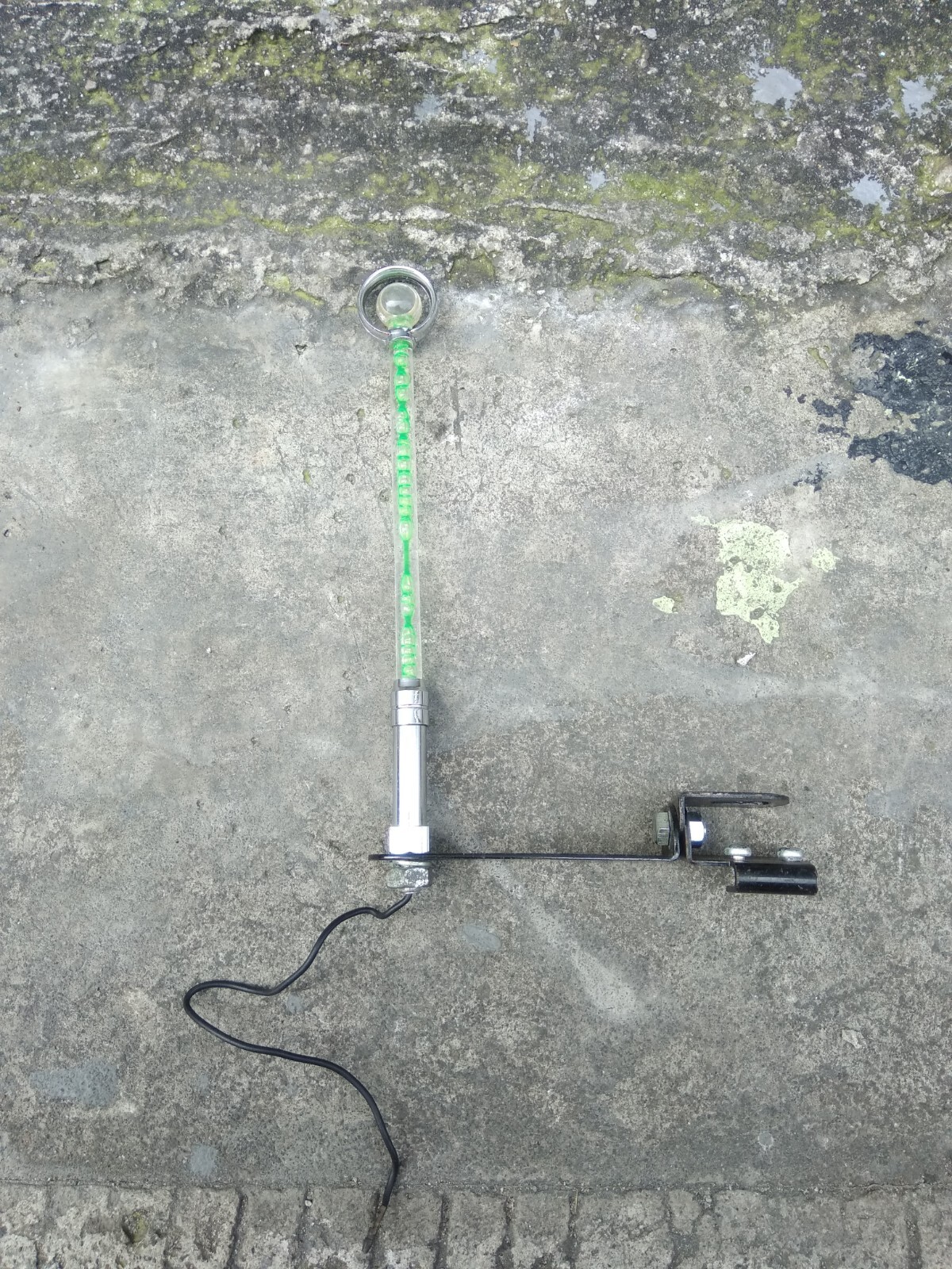 Vintage Safety Bumper Guard Corner Antenna Pole Light Universal Car | eBay