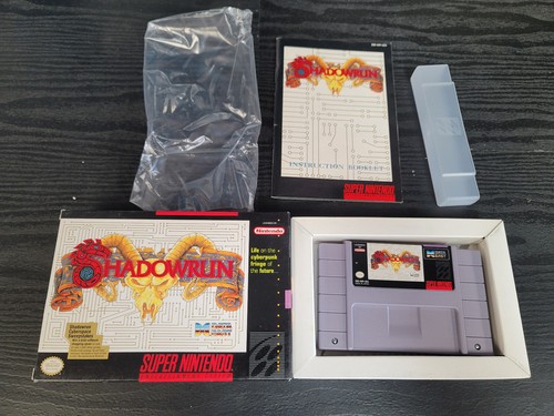 Shadowrun for Super Nintendo SNES Complete In Box CIB Great Shape ...