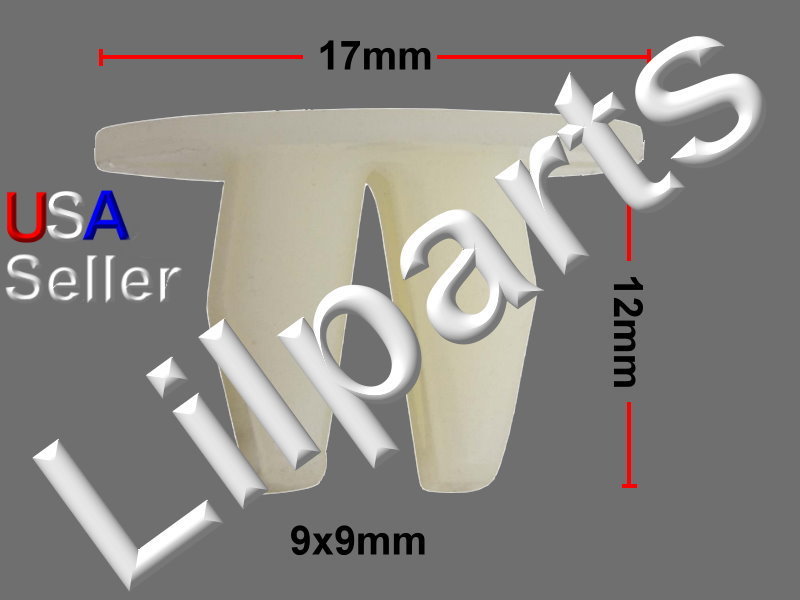 Nylon Nut Screw Side Moulding Clip Toyota 90189-06006 | eBay