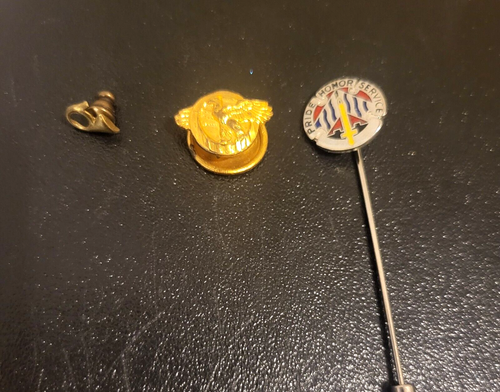 Vintage Lot Military Lapel Pin WWI Eagle Honorable Service, US Army ...