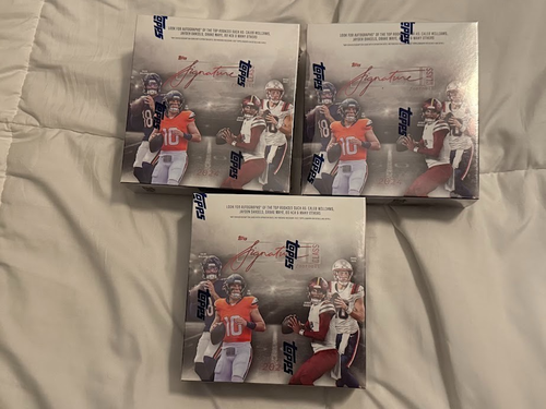 Lot of 3 2024 Topps Signature Football Mega Box BRAND New Sealed NFL ...