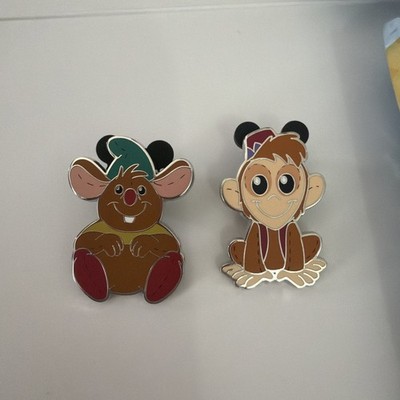 2024 Disney Parks Pixie Plush Mystery Pin - 2 pins Gus and Abu | eBay