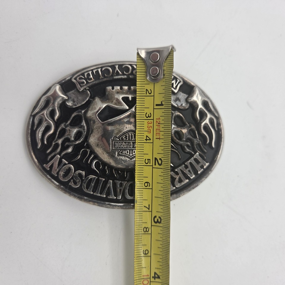 Immunity Skull Harley Davidson Motorcycles Belt Buckle Biker Gang Rider ...