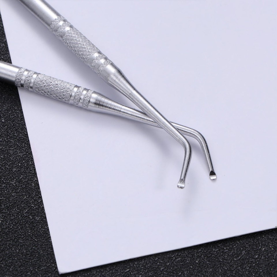 2 PCS Ingrown Toenail Tool Armor Shaving Spoon Manicure Cuticle Peeler ...