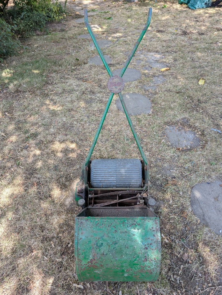 Vintage Webb Push Cylinder Mower 12 inch | eBay UK