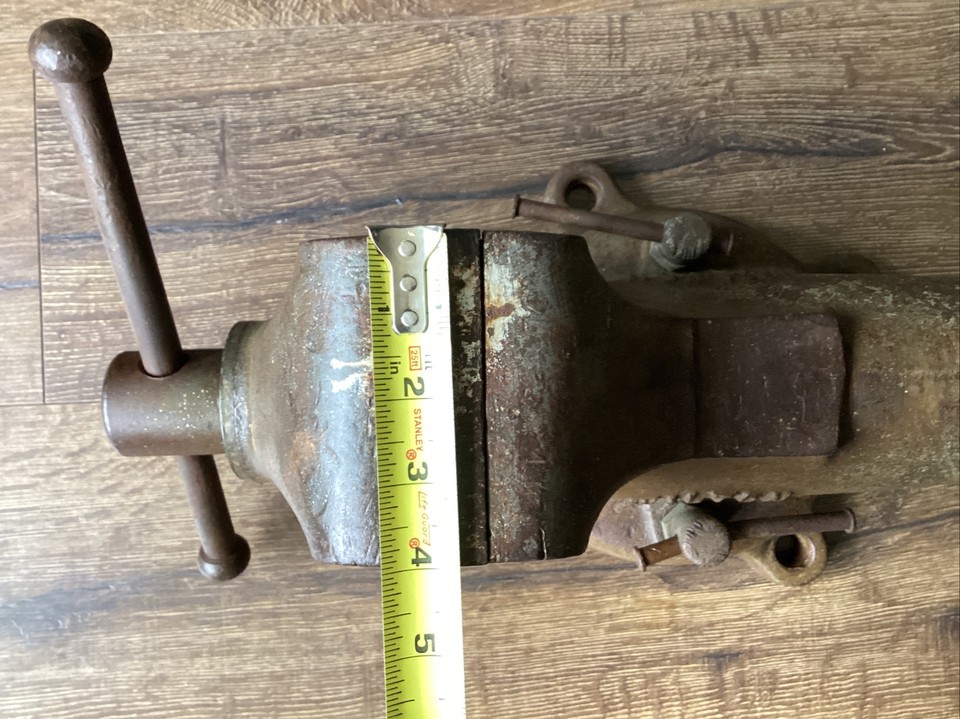 Vintage Wilton Vise HD 9400 Bullet Swivel Bench Anvil 4 Inch Chicago ...