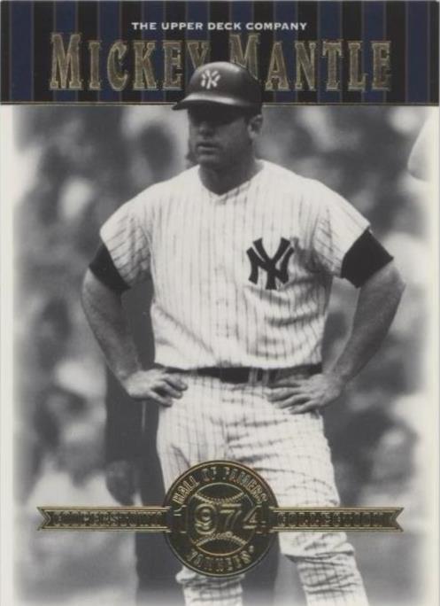 2001 Upper Deck Hall of Famers - Mickey Mantle #49 for sale online | eBay