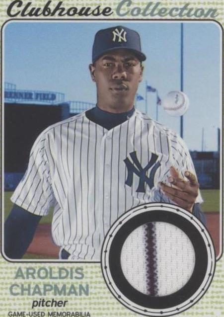 2017 Topps Heritage High Number - Clubhouse Collection Relics Aroldis ...