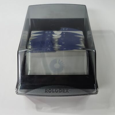 Rolodex VIP35C Covered A-Z Phone Address File + 50 Clear Plastic Card ...
