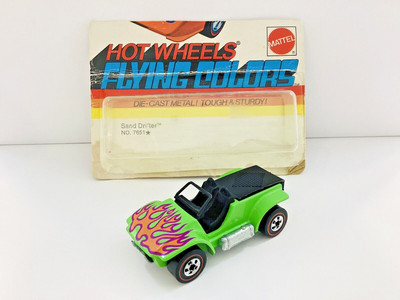 Hot Wheels Flying Colors Sand Drifter Redline Alternate Variation Green ...