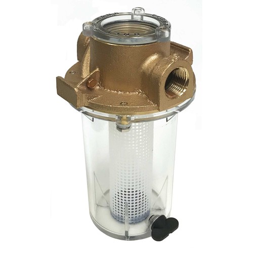 Groco ARG-755-P Raw Water Strainer w/Polyethylene Filter Basket 3/4 ...