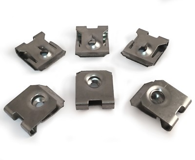 10x Captive Stainless Steel Retaining Bracket Clips For Ford Trim ...