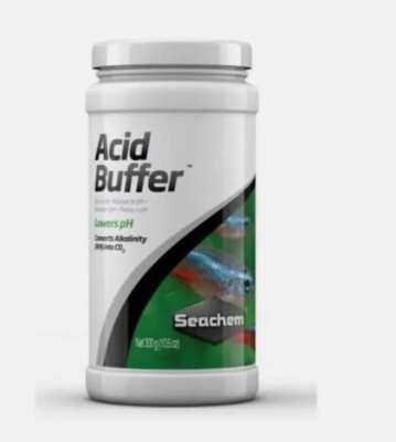 Seachem Acid Buffer 300g Fish Tank Aquarium Additive Lower PH Carbonate ...