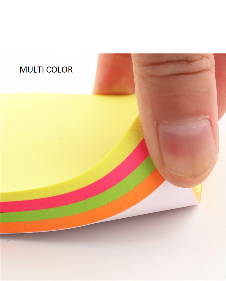 STICKY NOTES REMOVABLE 100SHEETS COLORFUL REMINDER MEMO PAD FREE ...