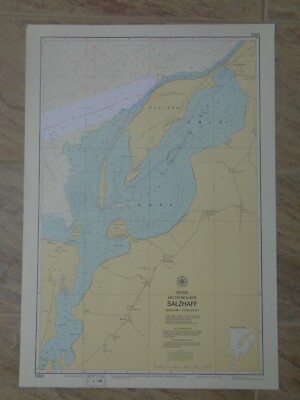 Marine Map / Salzhaff - Baltic Sea - German Coast | eBay UK