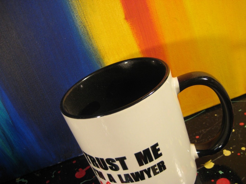 "Trust Me, I'm (Almost) A Lawyer" Novelty Comical Gift Mug | eBay