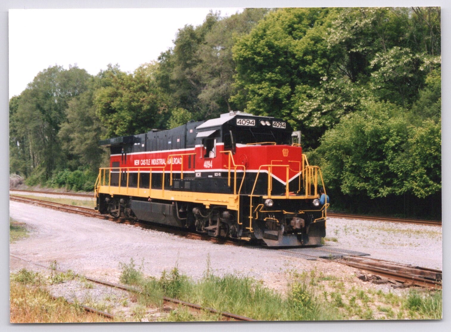 Railroad Photo - New Castle Industrial #4094 Diesel Locomotive 1990s ...