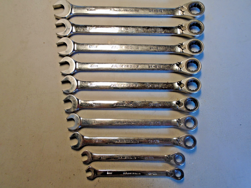 Armstrong Tools USA GMTK 10pc Metric Ratcheting Combination Wrench Set ...