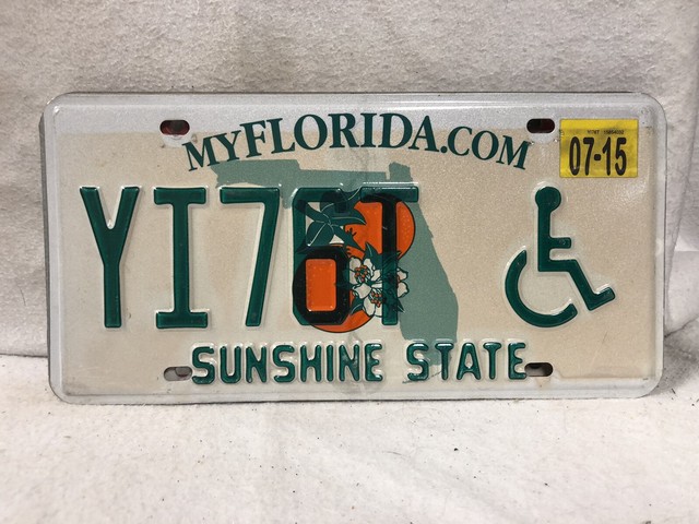 2015 Florida Handicap License Plate EBay 2015-florida-handicap-license-plate-ebay