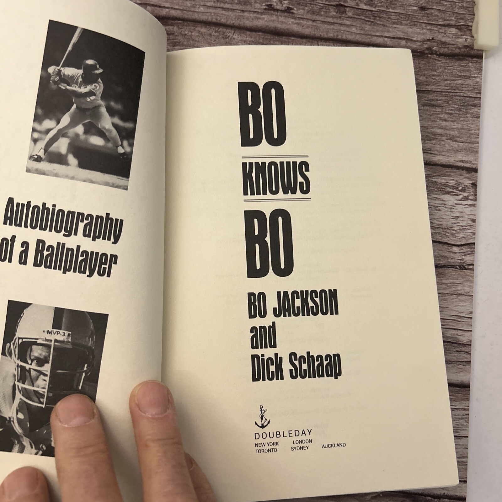 Bo Knows Bo: The Autobiography of a Ballplayer SIGNED Hardcover First ...