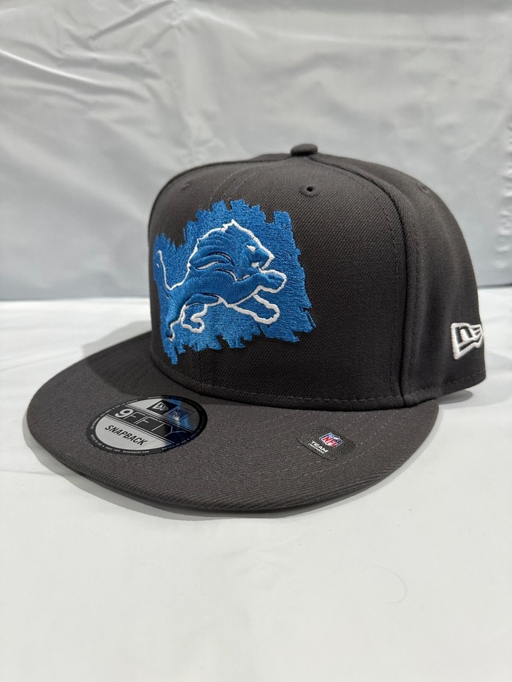 Authentic New Era NFL 9FIFTY Snapback Hat Cap Detroit Lions COLOR PACK ...