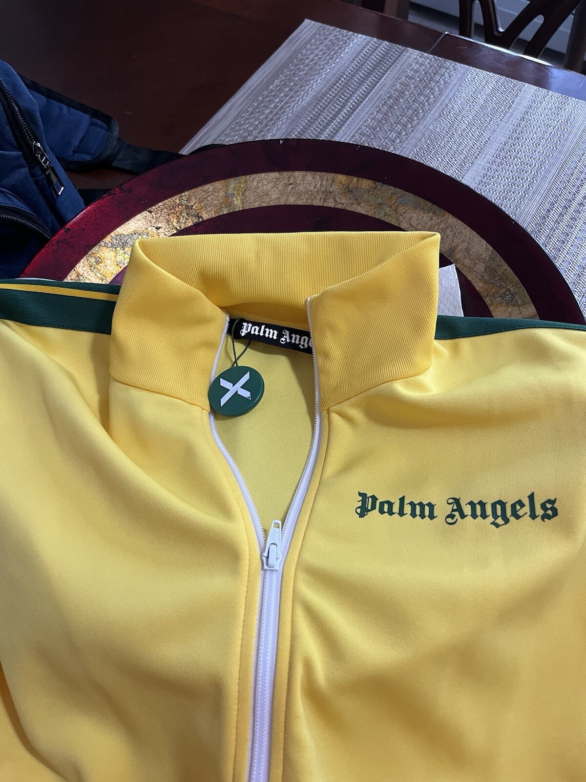 Palm Angles Classic Track Jacket Yellow - Gem
