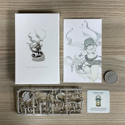 KINGDOM DEATH PINUP WARRIOR OF THE SUN KDM MONSTER MINIATURE FANTASY ...