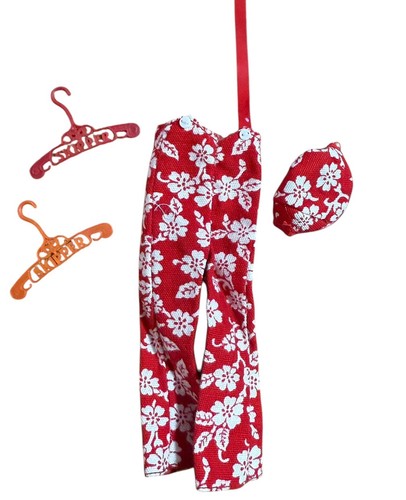 VINTAGE 1970's SKIPPER DOLL OUTFIT SUPER SLACKS 2 Hangers Hat ...