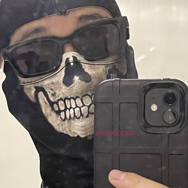 New Call of Duty 19 COD19 Ghost mask Squad Skull Outdoor Prop Wear ...