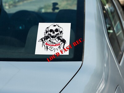 DISCHARGE - 3 SKULLS BAND STICKER DECAL punk d beat broken bones | eBay