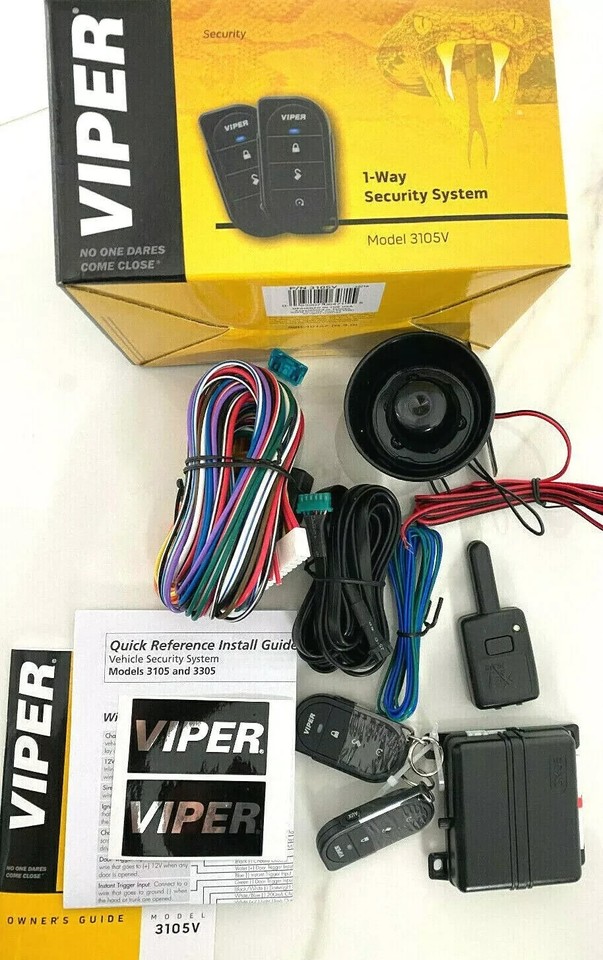 Viper 3105V Keyless Entry Trunk Release Car Alarm Security System ...