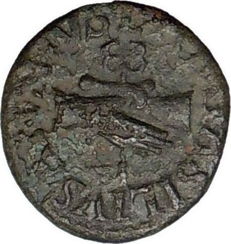 AUGUSTUS 9BC Ancient Roman Coin Clasped hands w caduceus Commerce ...