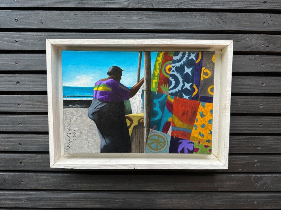 Tableau Moderne paysage Martinique Marine François Malbreil Voyage ...