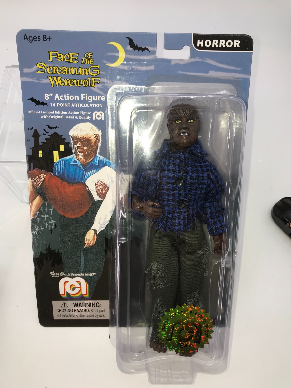 Mego Face of the Screaming Werewolf 8" Action Figure Lon Chaney LOOSE ...