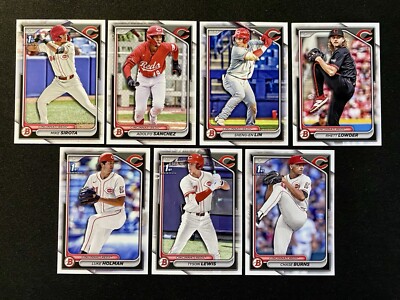 2024 Topps Bowman Draft Complete Paper Team Set - Cincinnati Reds | eBay