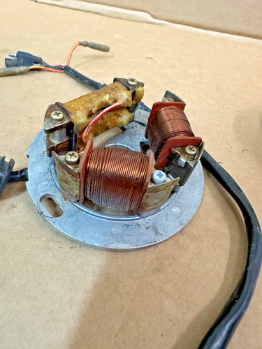 Suzuki PE175 PE 175 OEM Stator + Flywheel Rotor Magneto FP 4162 4192 | eBay