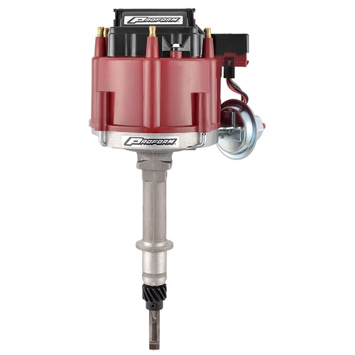 Proform 67081 Vacuum Advance Hei Distributor With Steel Gear And Red ...