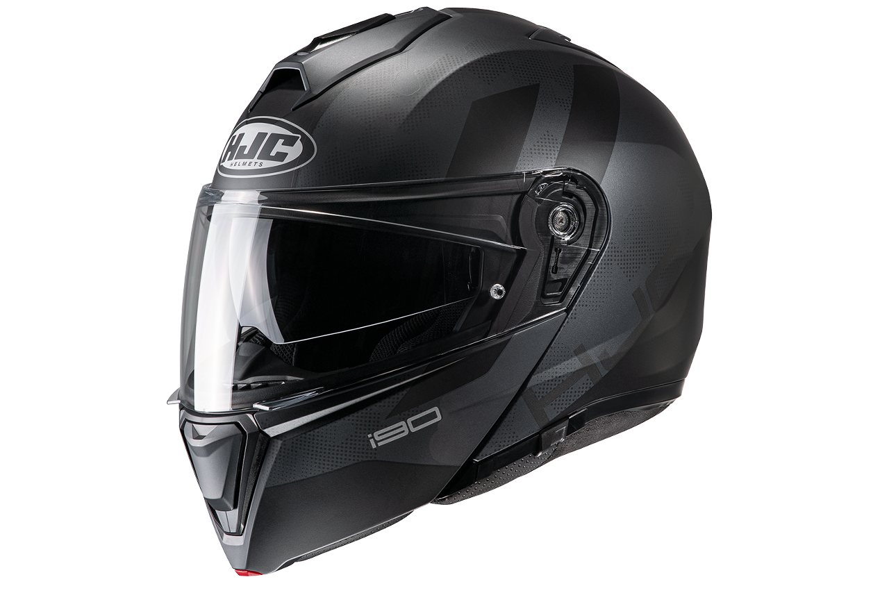 HJC i90 Syrex Motorcycle Helmet Gray XS Extra Small Modular Flip ...