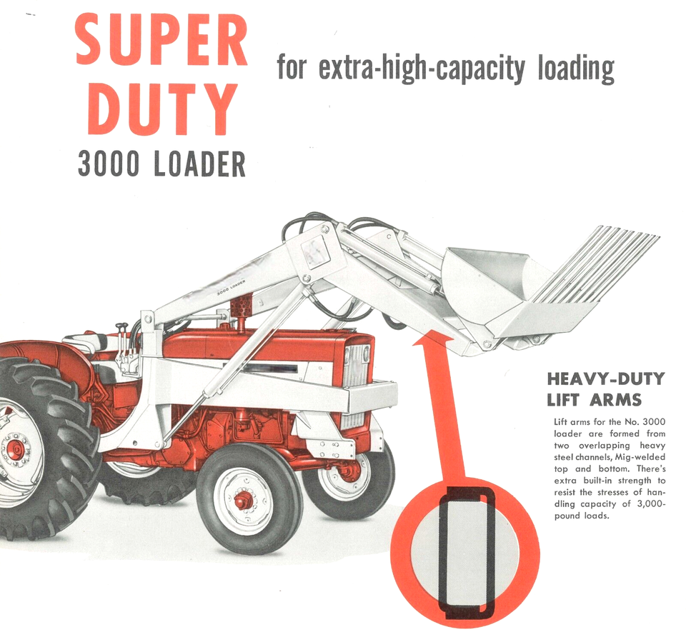 IH International Farm Loaders for Farmall Tractors Brochure Cub 460 560 ...