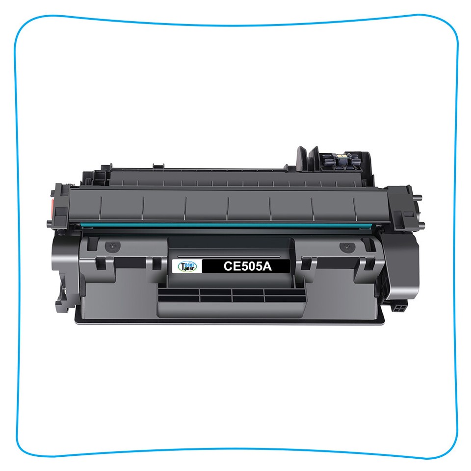 2PK Black CE505A Toner Cartridge For HP 05A LaserJet P2035 P2050 P2035n ...