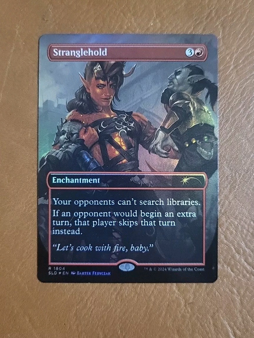 NM Rainbow Foil Stranglehold SLD #1804 Secret Lair Karlach's Rage | eBay