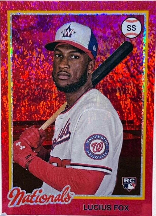 2022 Topps Archives - 1978 Topps Design Lucius Fox #190 Red Hot Foil ...