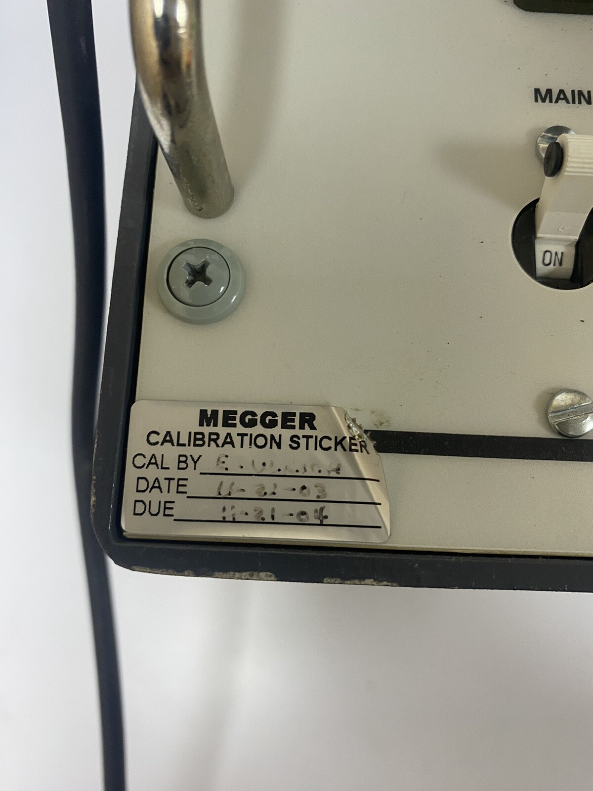 Megger/Biddle Cat No: 220070-47 , 70 KILOVOLTS DC Dielectric Test Set ...