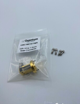 WR-10 Waveguide to 1 mm Male Coax Adapter Gold Plated By Quantum ...