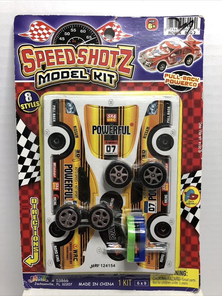 Pull Back Power Car Model Kit Speed Shotz JA-RU | eBay